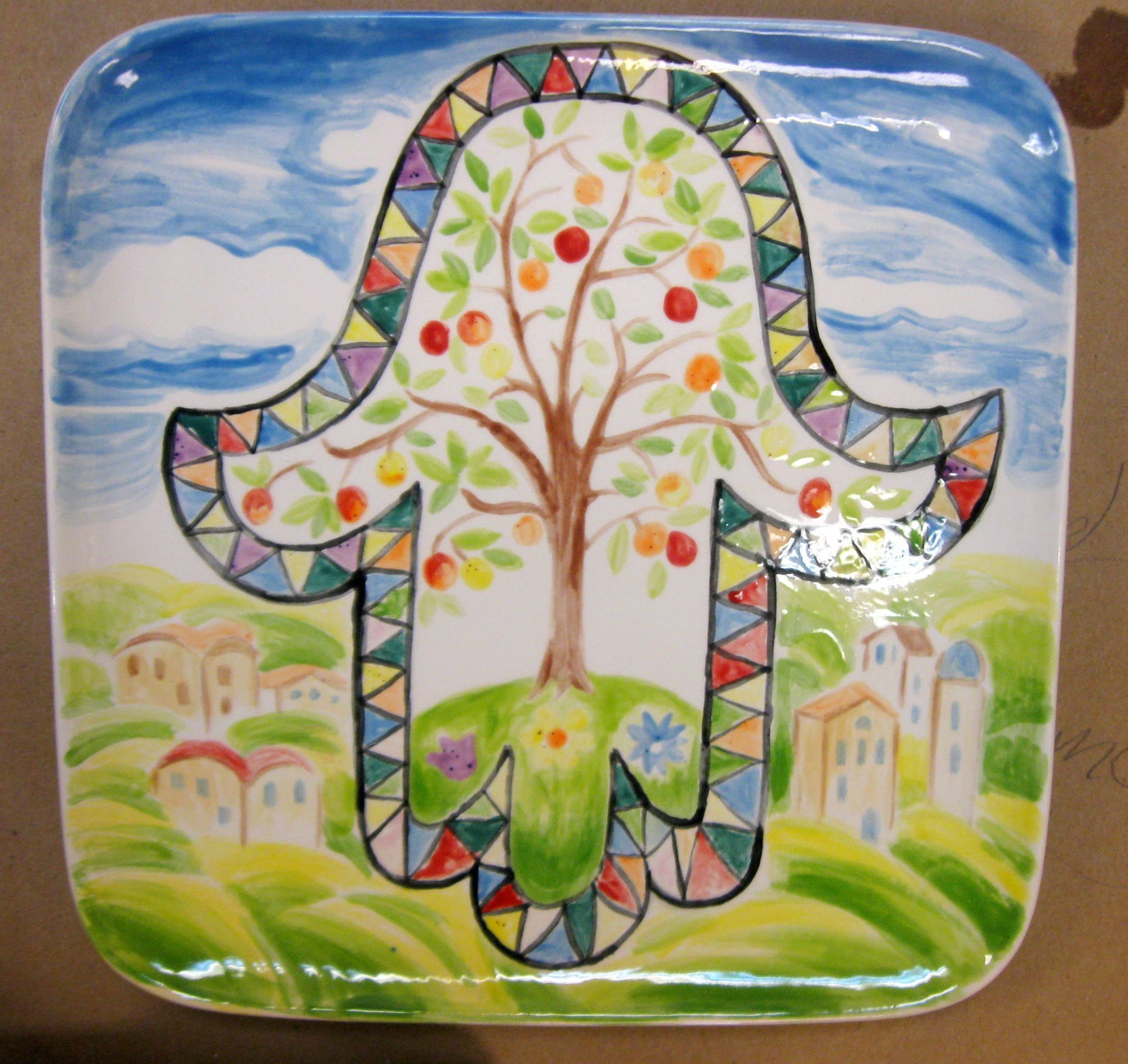 Gallery Pottery Square Plates - ARTrageous Studio
