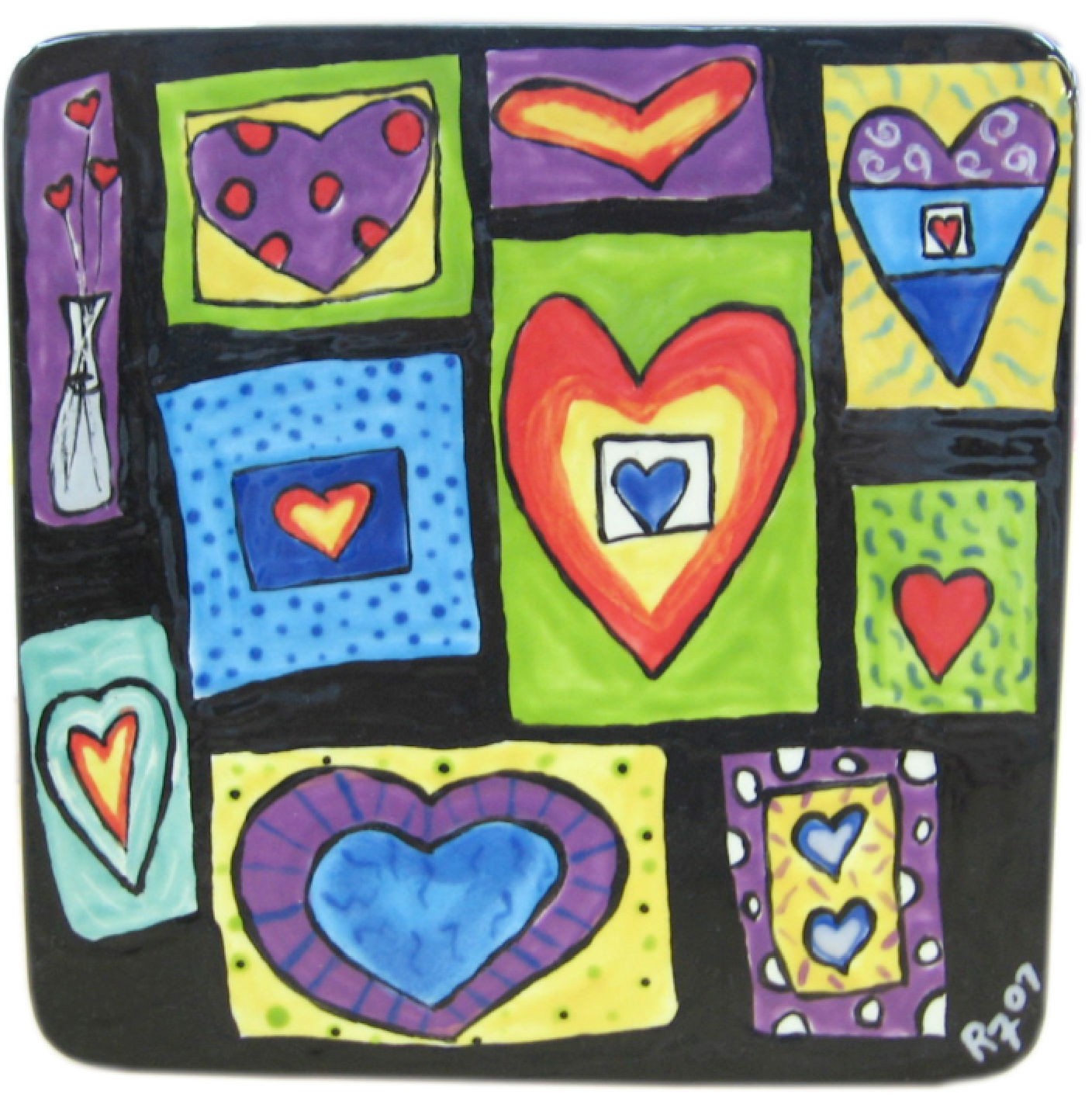 Gallery Pottery Square Plates - ARTrageous Studio
